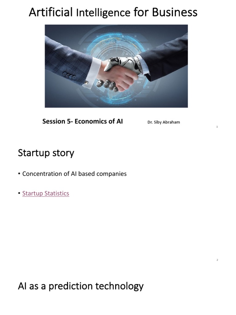 AI - 5 Economics of AI | PDF | Artificial Intelligence | Intelligence ...