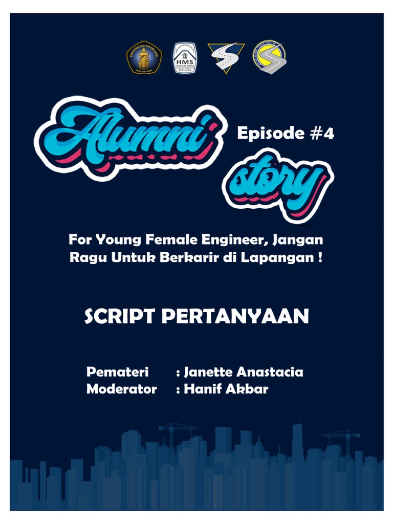 Script Pertanyaan Alumni Story - 4 | PDF | Karier & Perkembangan