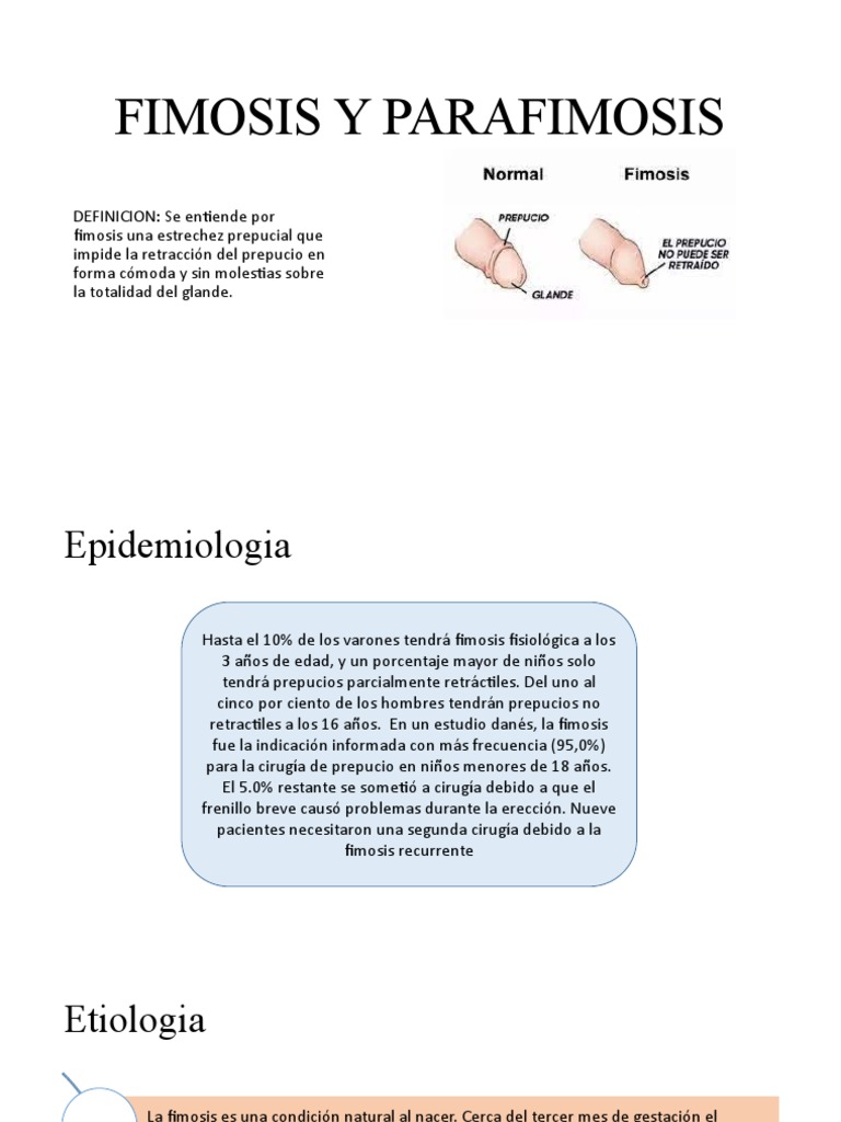 Fimosis y Parafimosis | PDF | Medicina | Enfermedades y trastornos