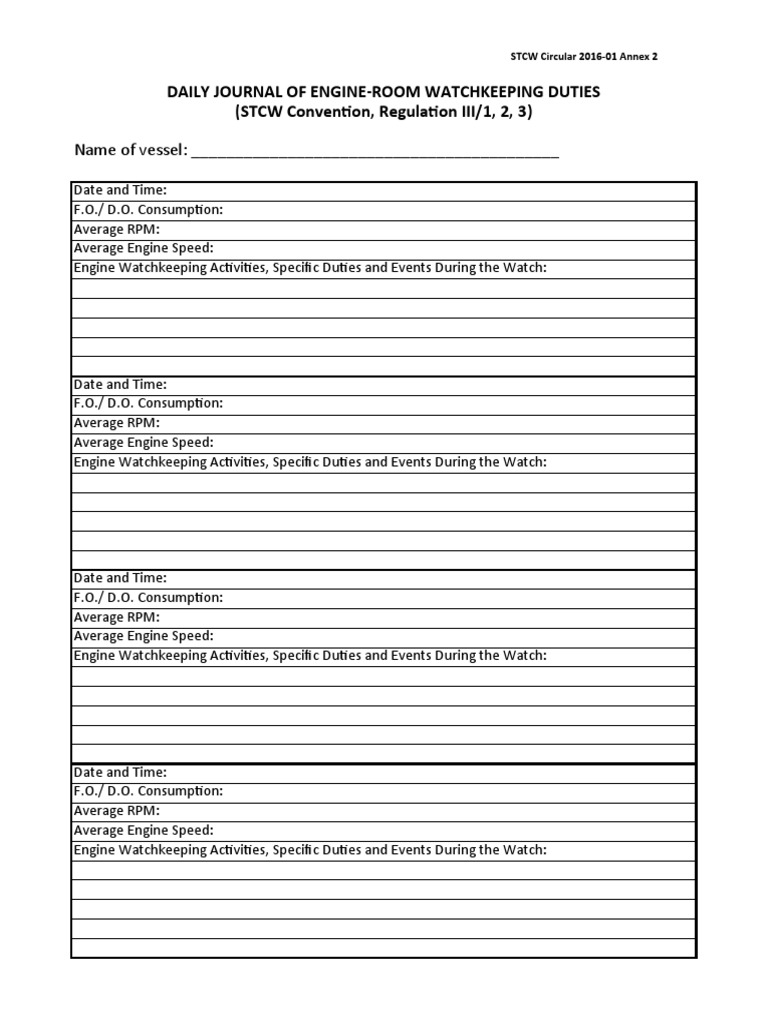 Daily Journal of Engine Letter Size New | PDF | Speed | Shipping