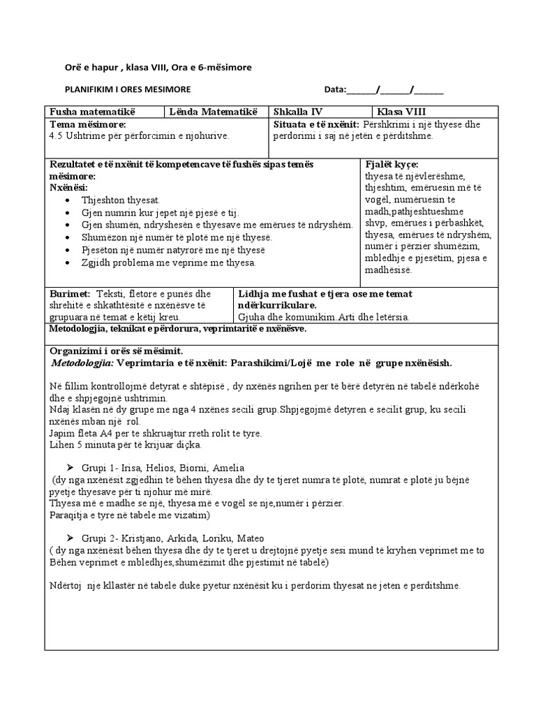 Ditari I Ores Se Hapur | PDF