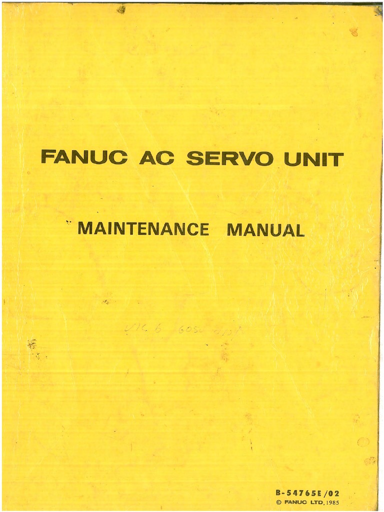 Fanuc Manuals 1785 | PDF