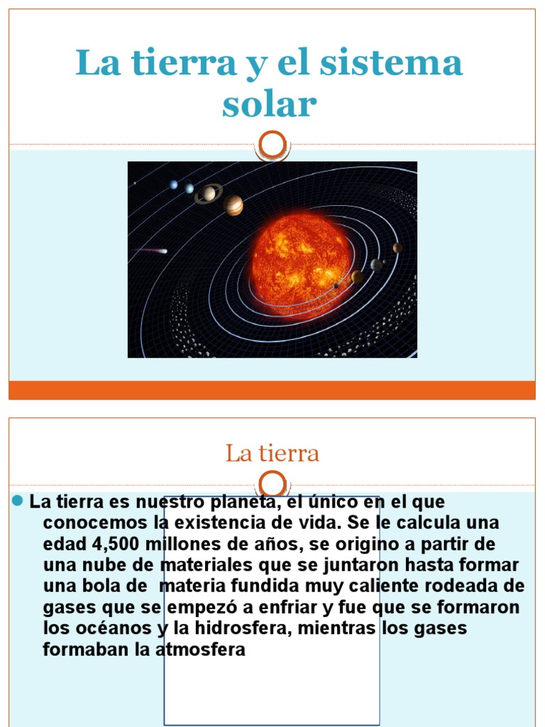La Tierra y El Sistema Solar Con Movimiento | PDF | Corteza (Geología ...