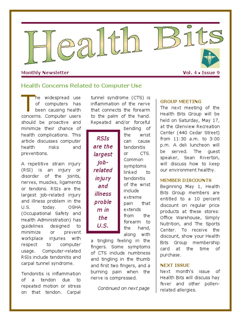 Health Bits | PDF | Clinical Medicine | Medical Specialties