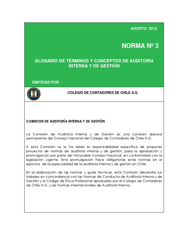 Glosario de Términos de Auditoría | PDF | Auditoría | Prueba (evaluación)