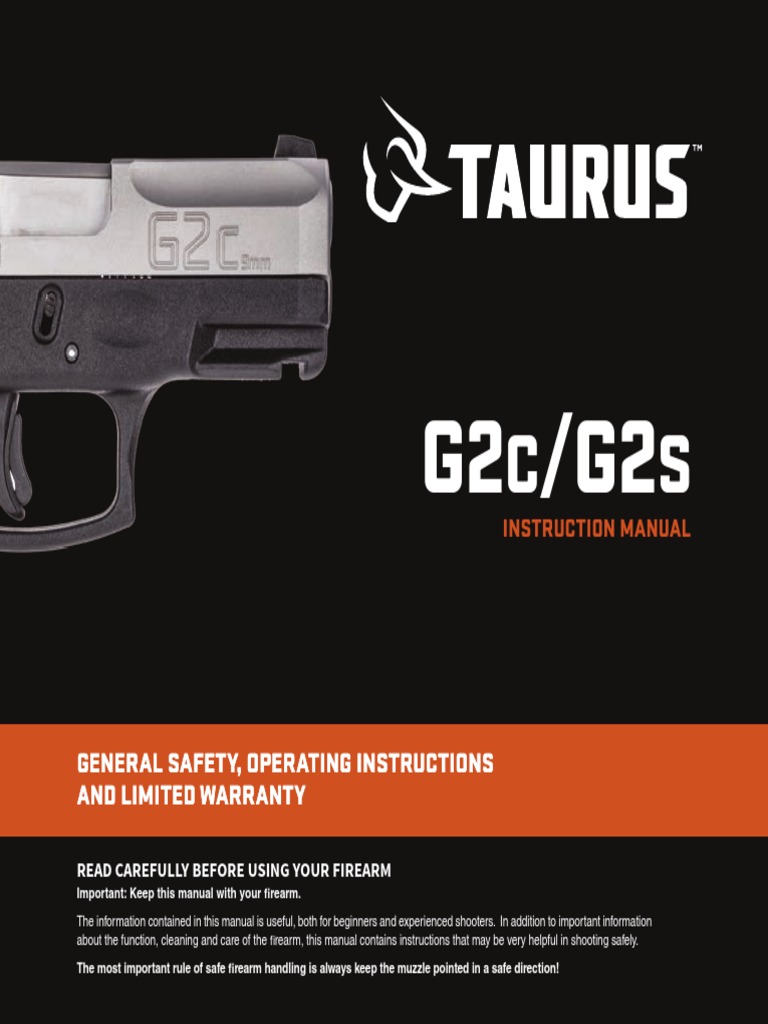 Taurus Manual G2s | PDF | Trigger (Firearms) | Revolver