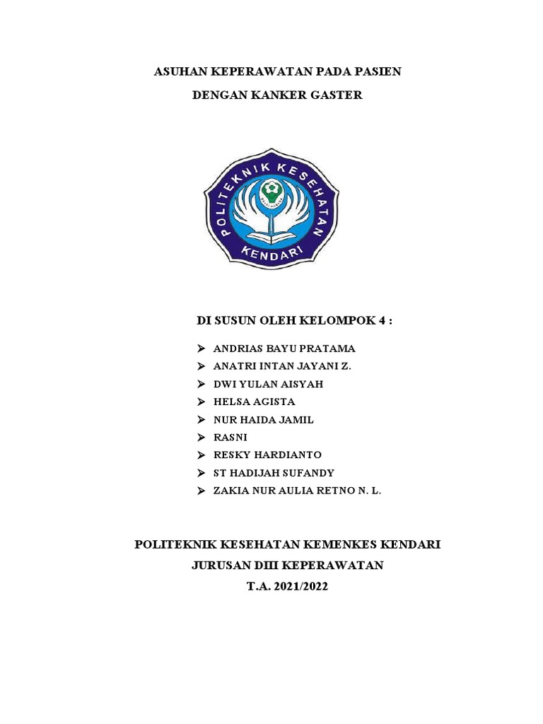 Askep Pasien Kanker Gaster | PDF