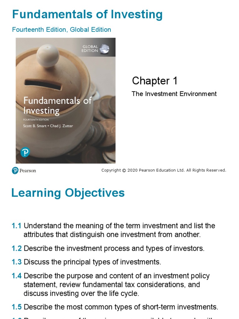 Fundamentals of Investing: Fourteenth Edition, Global Edition | PDF ...