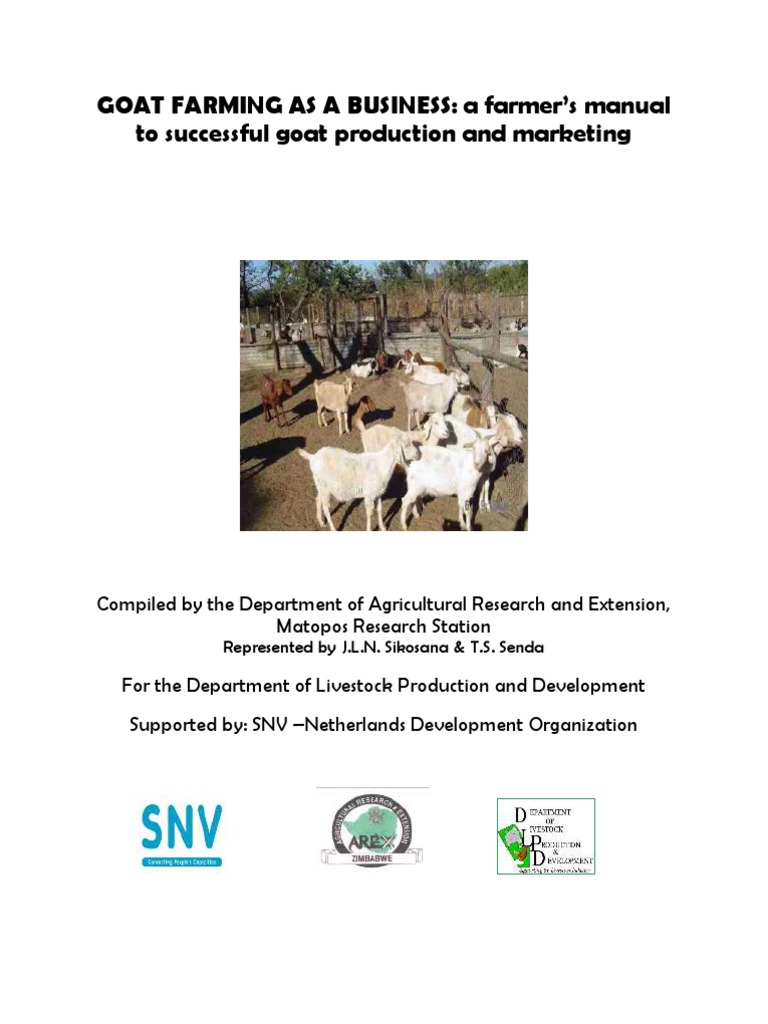 Goat Farming As A Business - A Farmers Manual | PDF | Goat | Animal Feed
