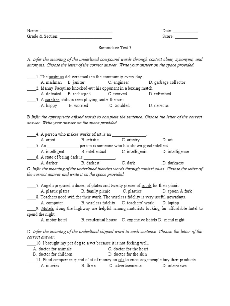 Summative Test and Performance Tasks | PDF | Pupa | Butterfly