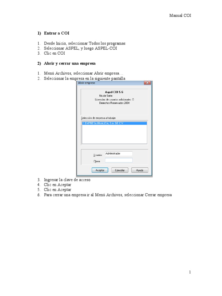 Manual COI 5 - 6 | PDF | Depreciación | Point and Click