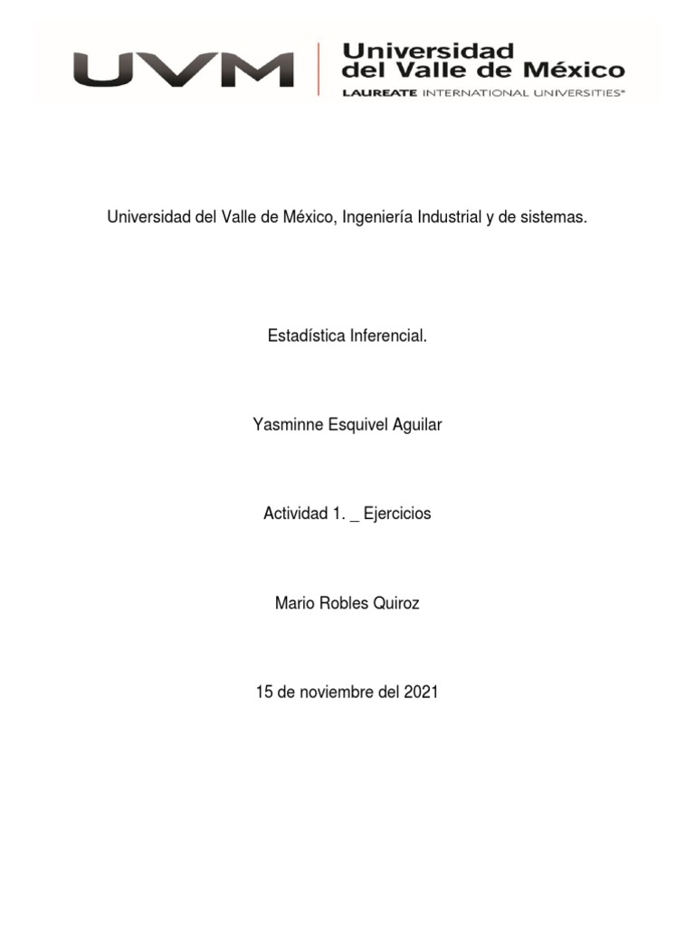 A#1 RMQ | PDF | Muestreo (Estadísticas) | Desviación Estándar