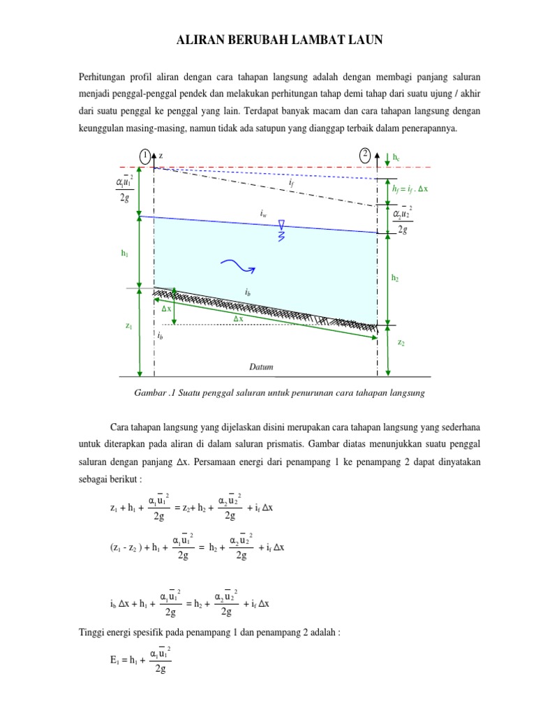 Aliran Berubah Lambat Laun | PDF