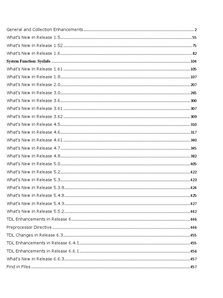 General and Collection Enhancements and Whats NEW and Authentication | PDF | Bracket | Subroutine