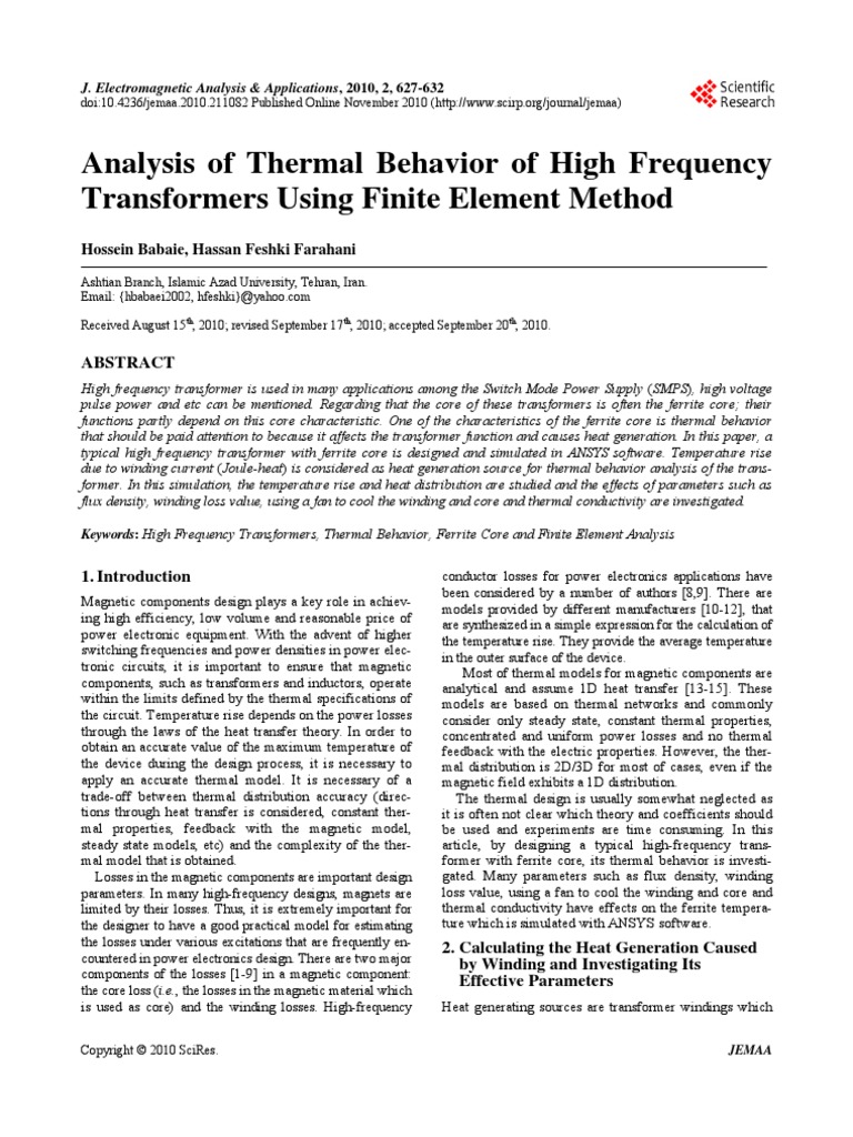 PRINT5 | PDF | Transformer | Heat Transfer