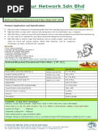 RBD Palm Olein: Technical Data Sheet PL10 | PDF | Fat | Palm Oil