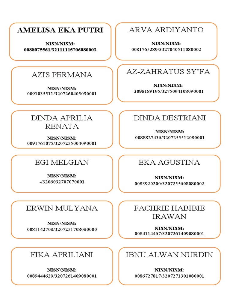 Cover Nama | PDF