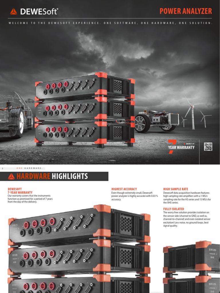 Power Analyzer: Welcome To The Dewesoft Experience. One Software, One Hardware, One Solution ...
