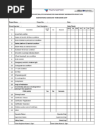 Roller Compactor Inspection Checklist | PDF | Wheeled Vehicles | Car