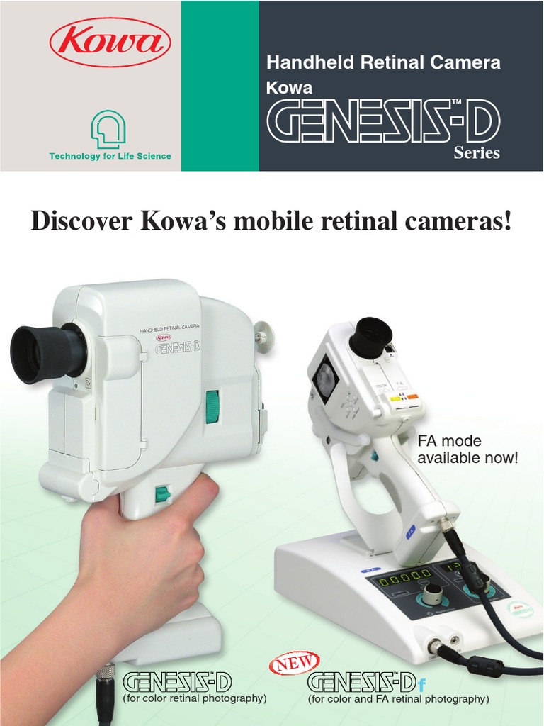 Kowa Handheld Retinal Cameras Overview | PDF | Camera | Optics