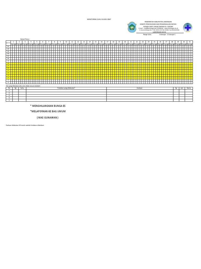Monitoring Suhu Kulkas Obat | PDF