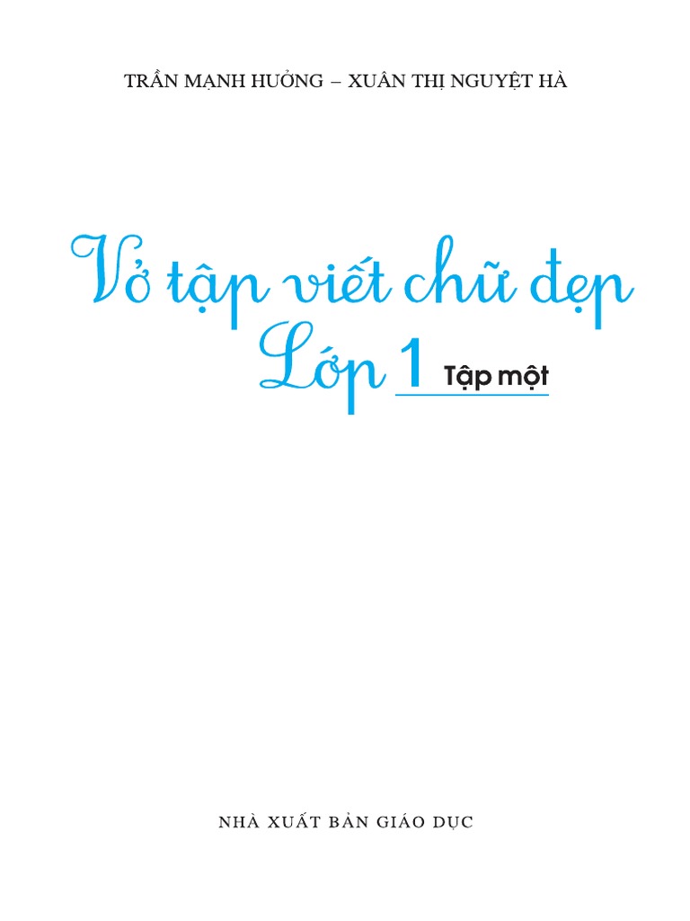 Vo Luyen Viet Chu Dep Cho HS Lop 1 - Tap 1 | PDF