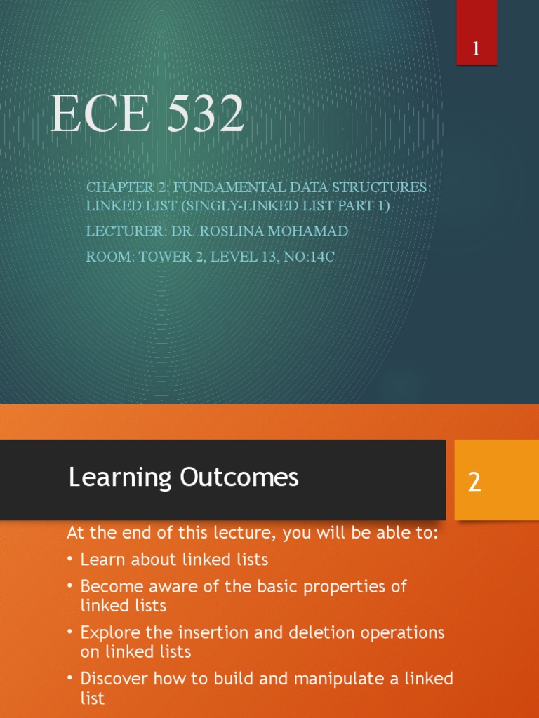 Fundamentals Of Linked Lists Structure Traversal Insertion And Deletion Operations Pdf