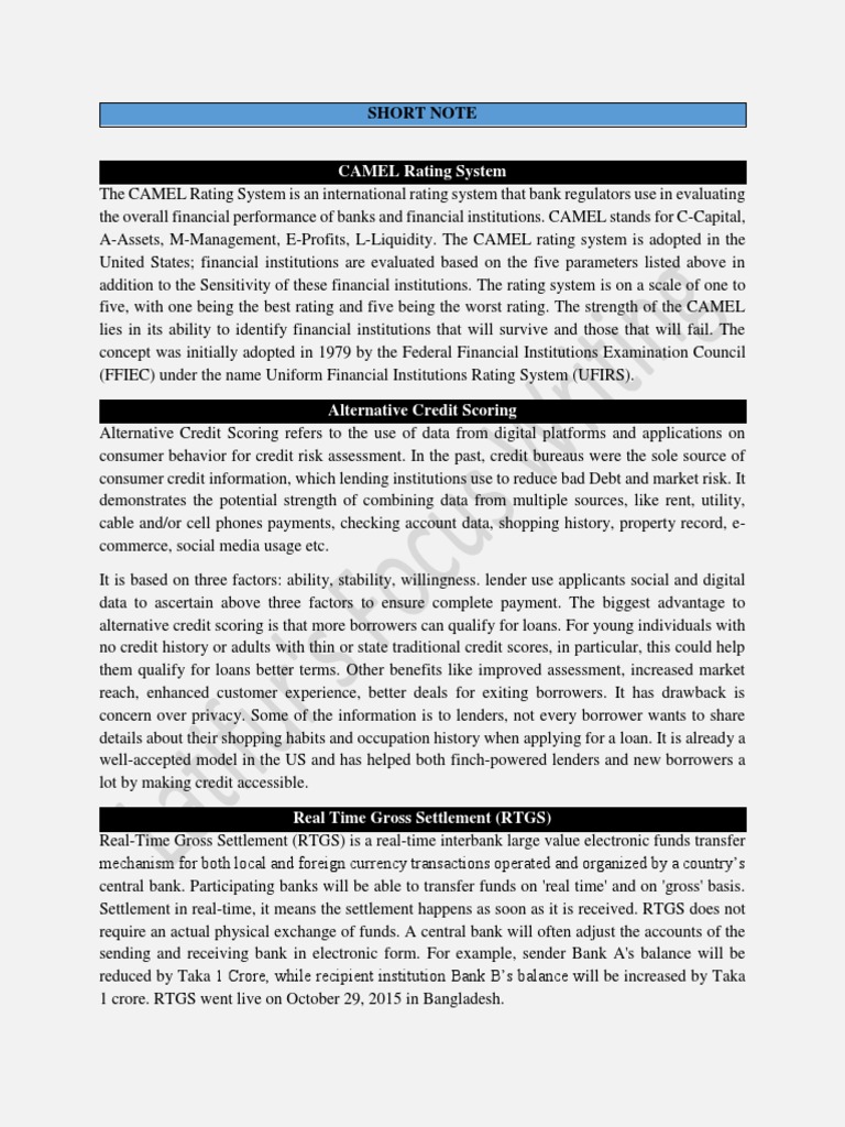Short Notes by Latifur's Focus Writing | PDF | Bonds (Finance) | Credit ...