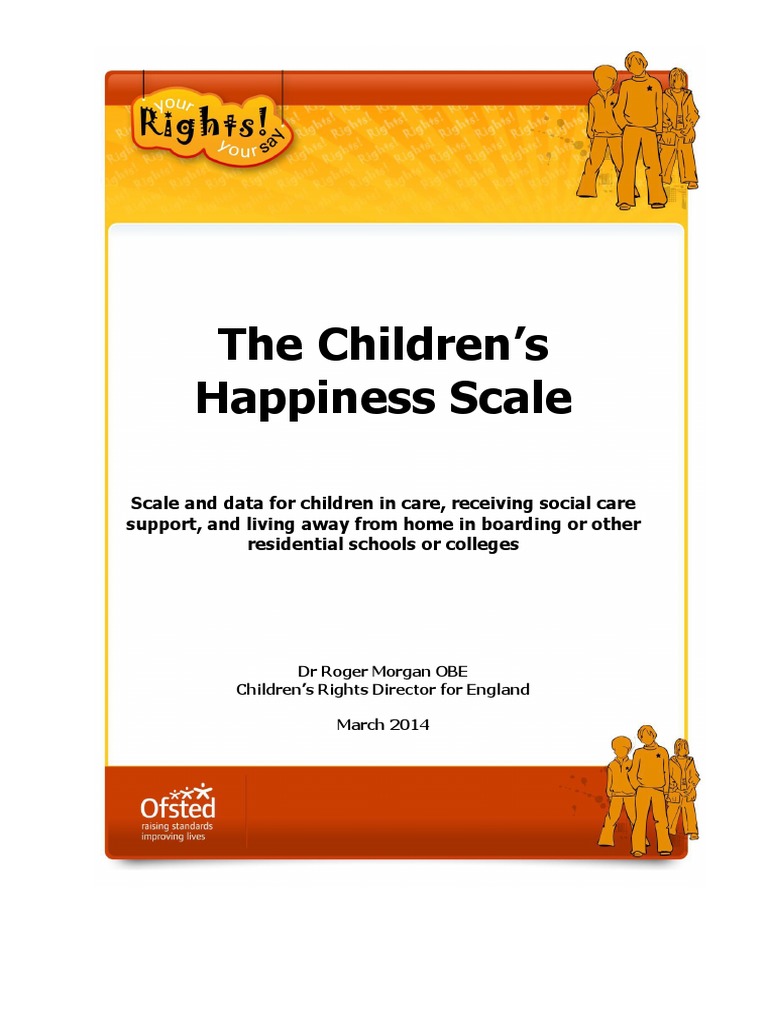 The Children's Happiness Scale | PDF | Happiness | Foster Care