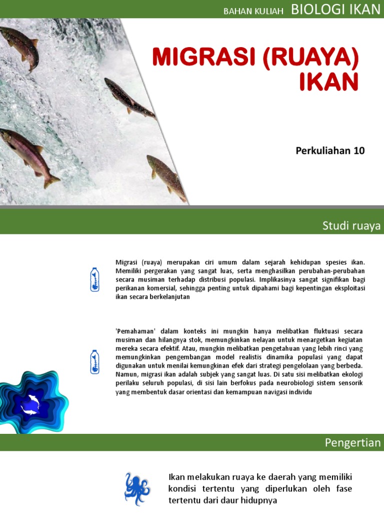 Studi Migrasi Ikan untuk Biologi | PDF | Sains & Matematika