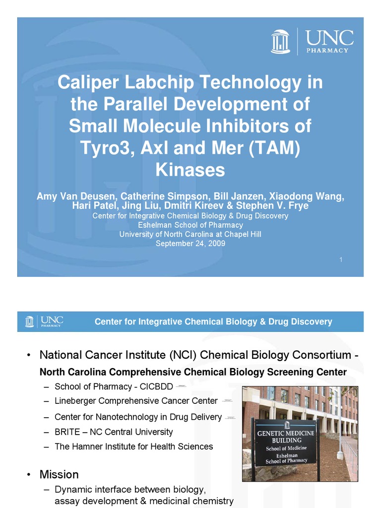 Caliper Labchip Technology in The Parallel Development of Small ...