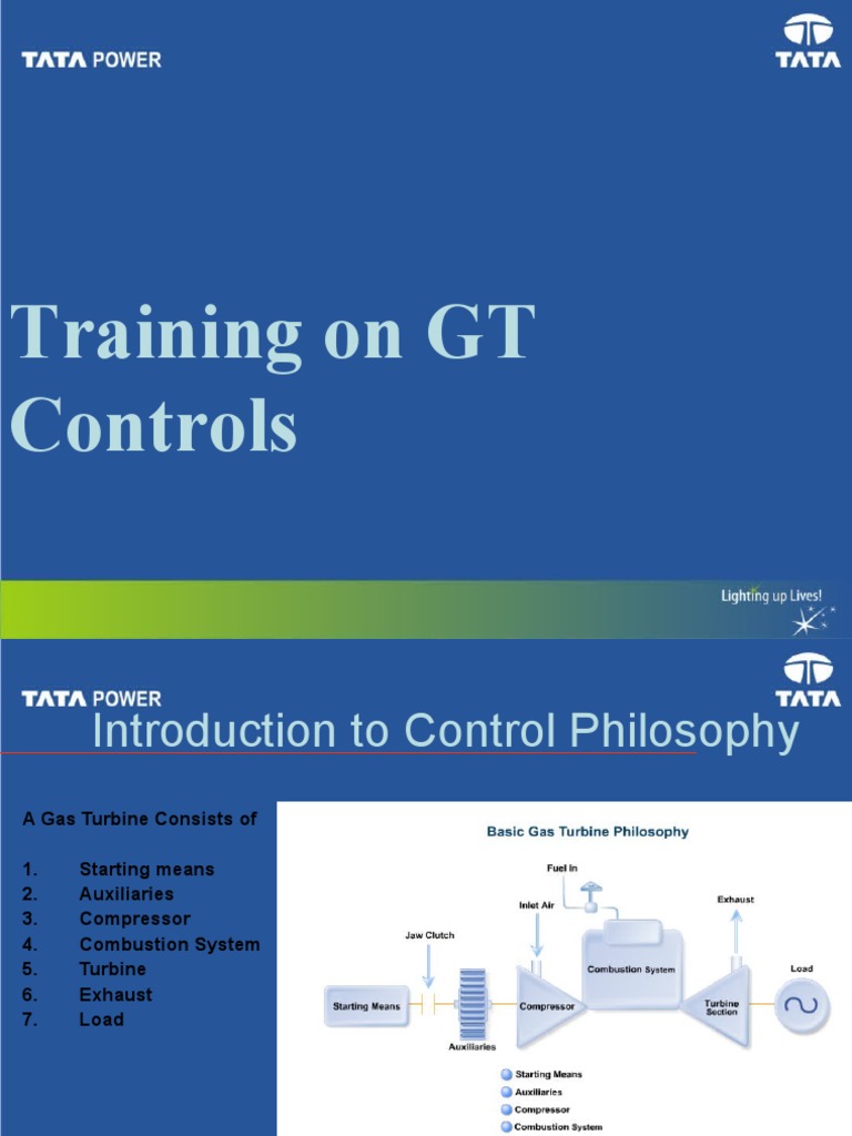 GT Control Philosophy Overview | PDF | Gas Turbine | Servomechanism