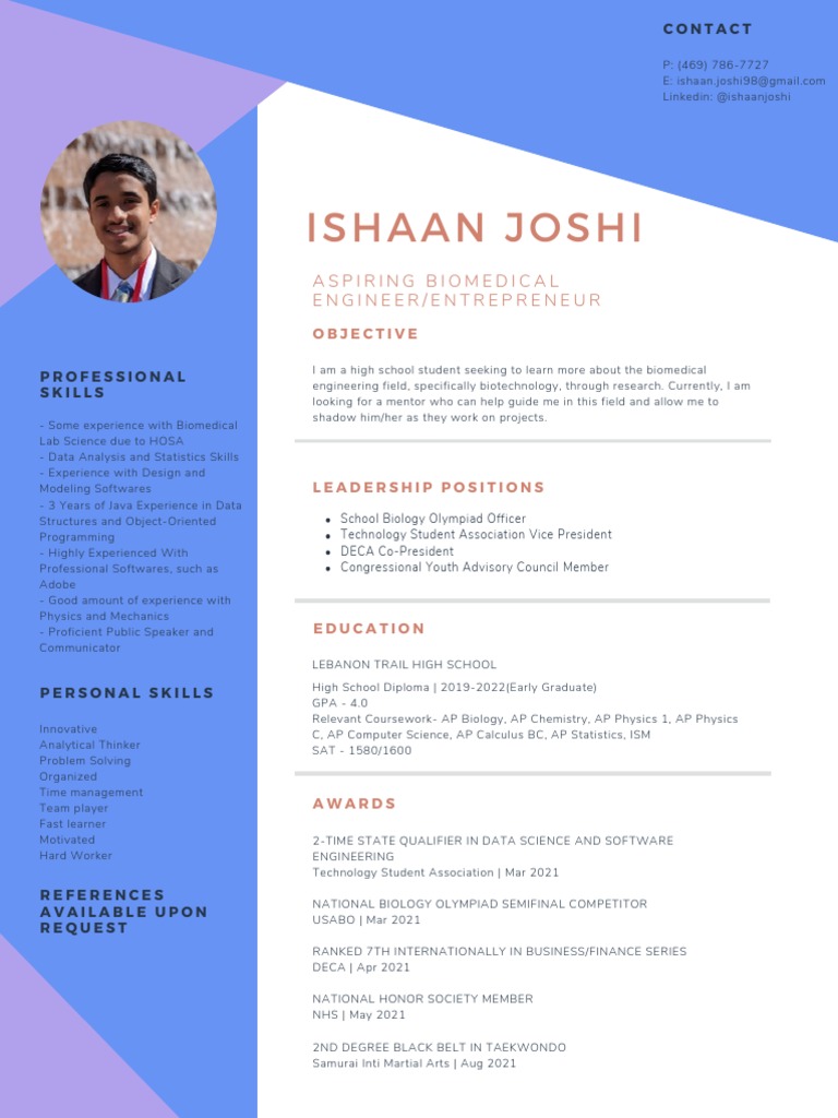Ishaan Joshi | PDF | Engineering | Cognition