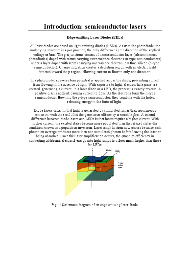 OEC Semiconductor Lasers | PDF | Laser Diode | Laser