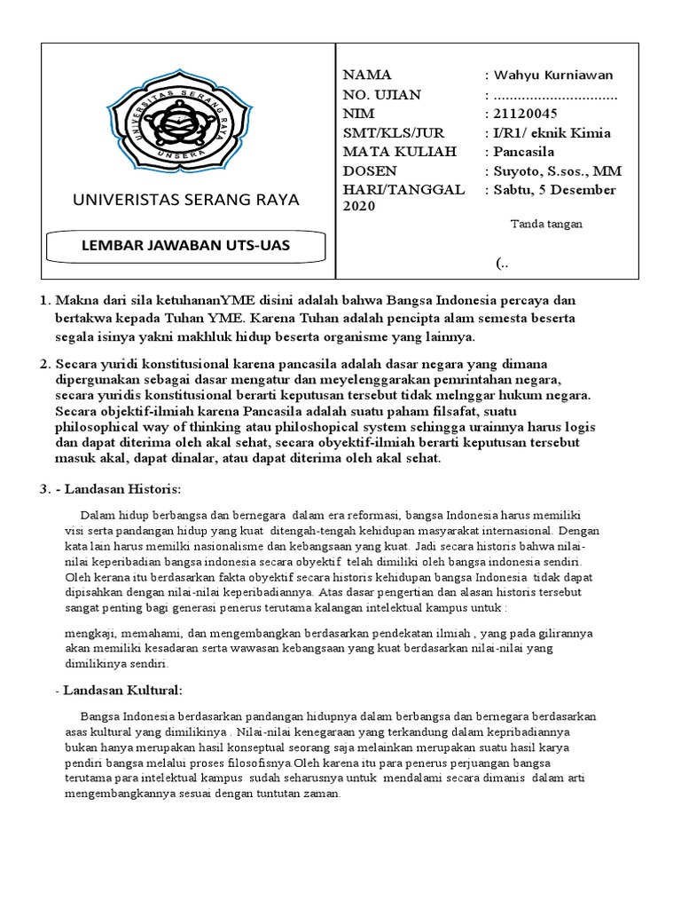 HTTP - Spada - Unsera.ac - Id - Assets - File - Template-Jawaban | PDF