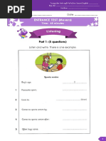 Starters Speaking Test: Questions and Sample Answers | PDF