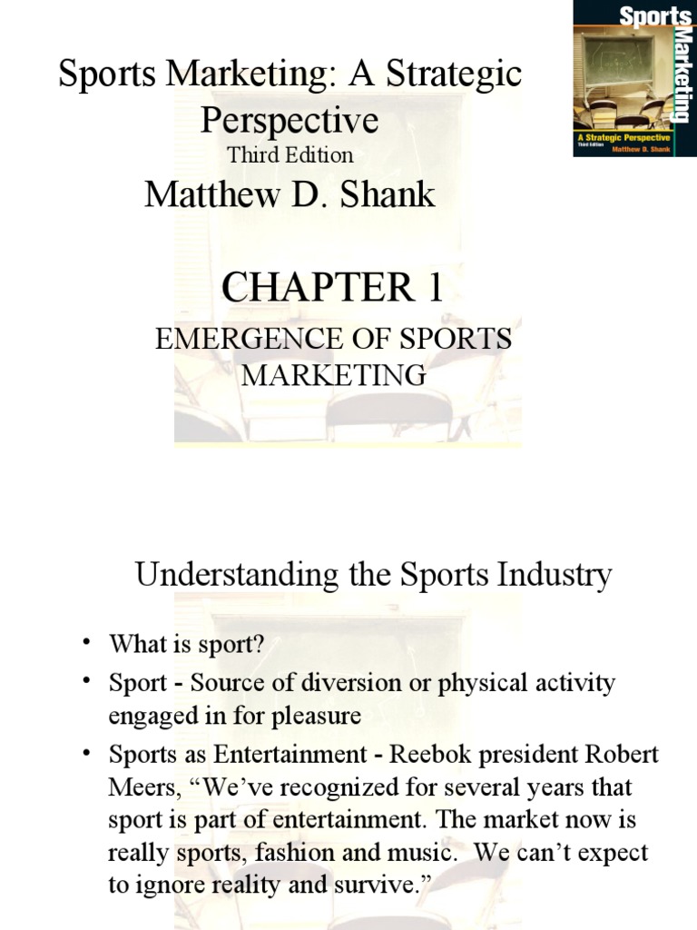 Sports Marketing: A Strategic Perspective Matthew D. Shank | PDF ...