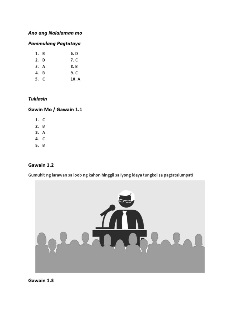 Filipino Module 3 | PDF