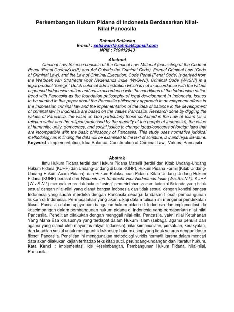 Rahmat Setiawan 719412043 | PDF | Indonesia