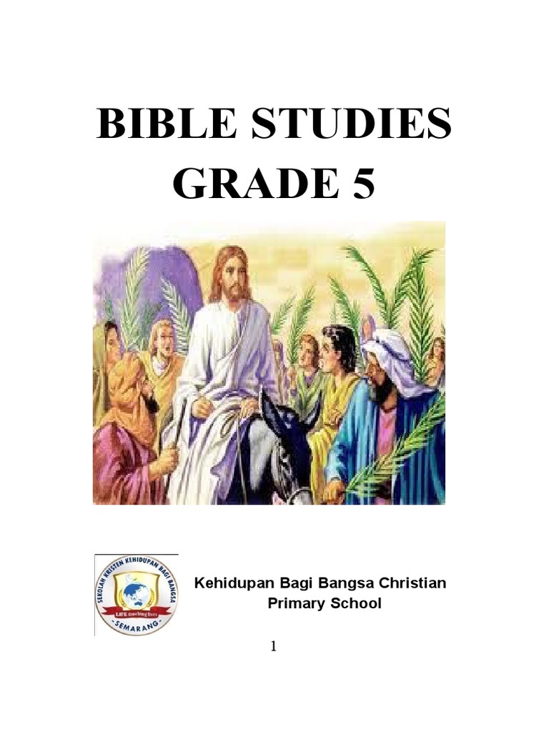 BIBLE STUDIES Grade 5 | PDF | Jesus | Pharisees