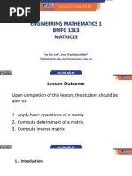 Presentation On Matrices | PDF | Matrix (Mathematics) | Theoretical Physics