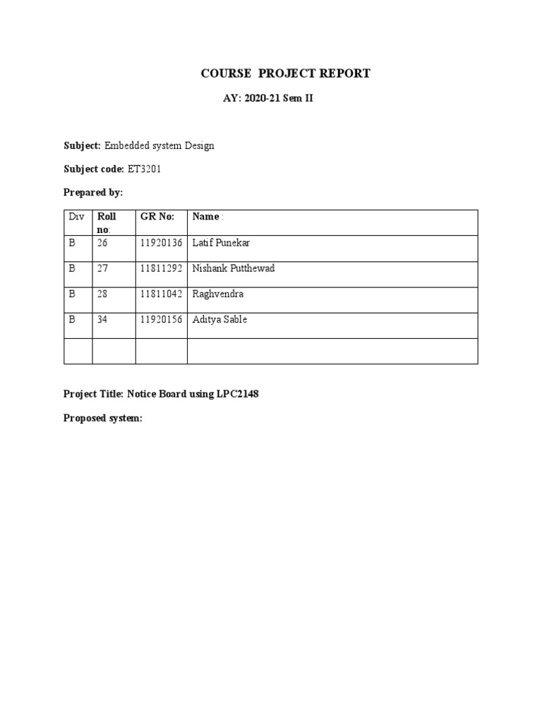 Course Project Report of ESD | PDF | Power Supply | Analog To Digital ...