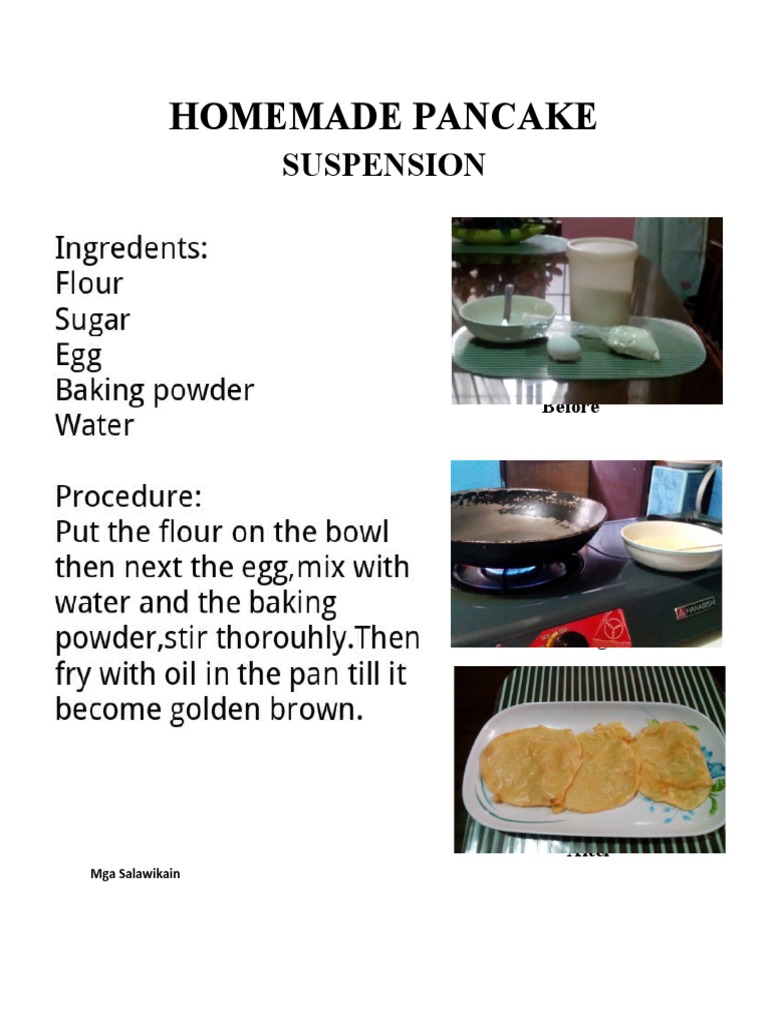 Homemade Pancake | PDF