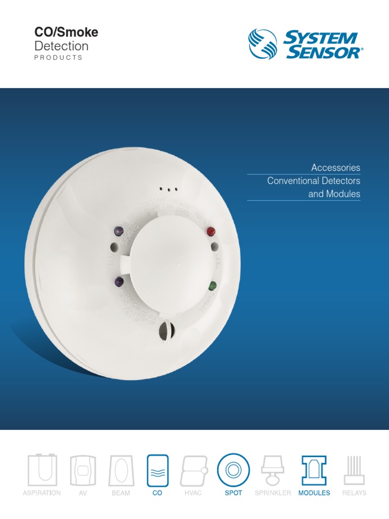 Smoke Detector I4 - Brochure - COBR161 | PDF | Security Alarm | Equipment