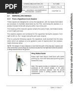 5 Complete Marshalling Signals List | PDF | Hand | Transport