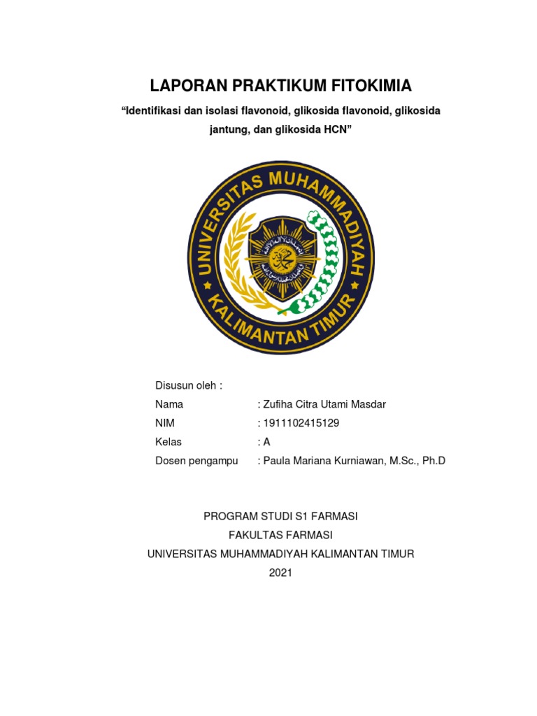 Lapres Fitokimia P4 | PDF