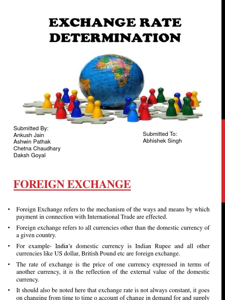 IFM - Lecture 2.8 - Foreign Exchnage Rate Determination | PDF ...