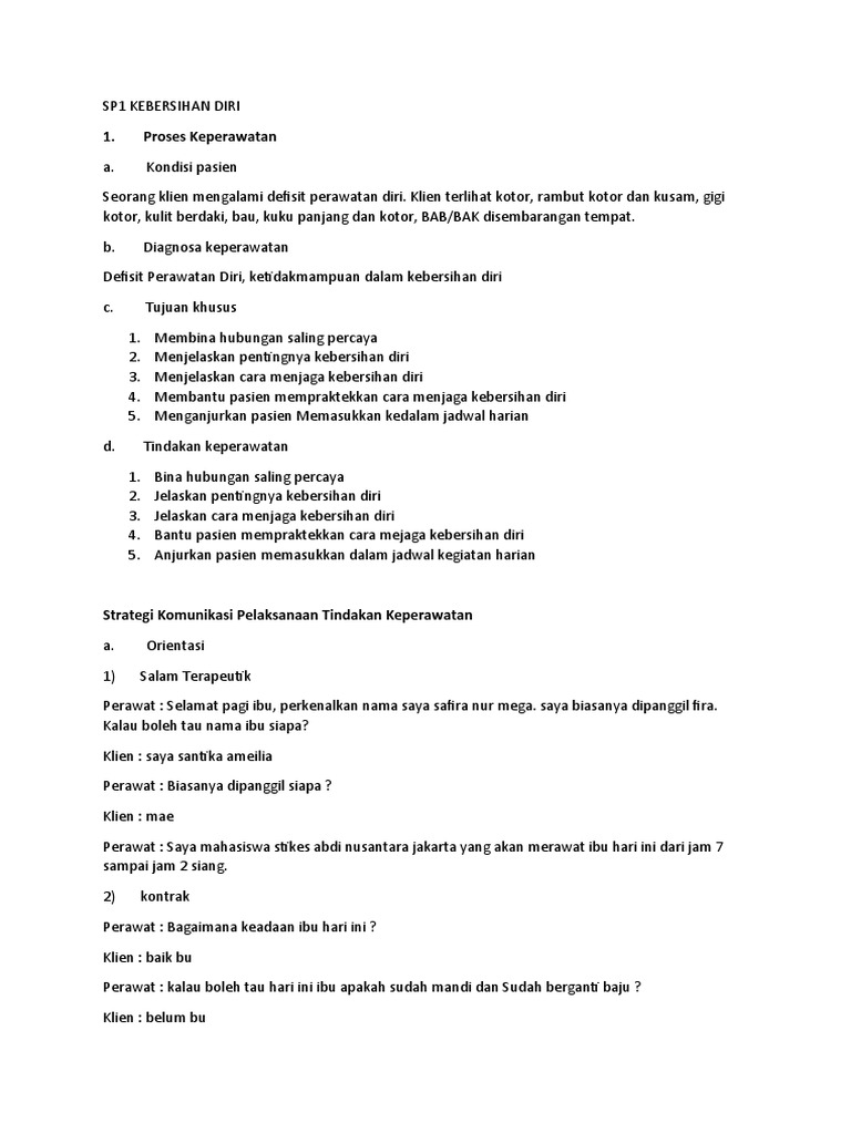 SP1 DPD Percakapan | PDF