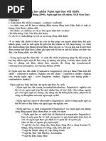 NGÔN NGỮ HỌC ĐỐI CHIẾU | PDF