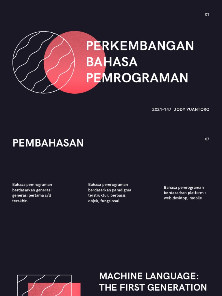 Perkembangan Bahasa Pemrograman | PDF